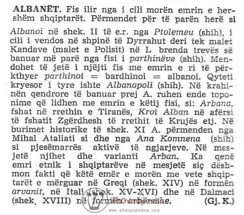 ALBANËT – Shqipopédia